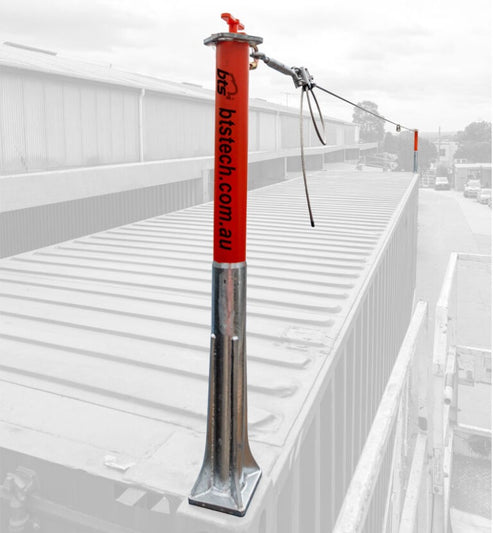 BTS Shipping Container Anchor Post & Horizontal Lifeline Kit – NZ Access