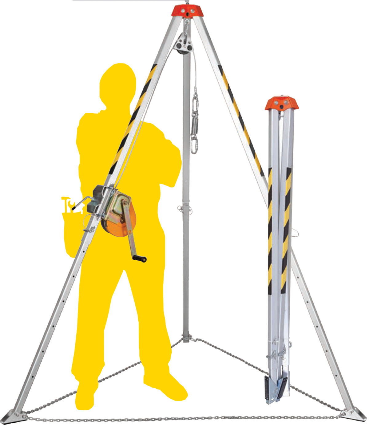 Descend Mate Tripod with Chain & Bag – NZ Access Shop